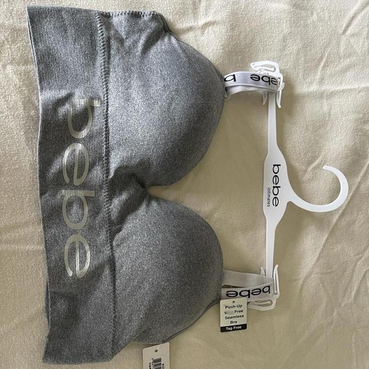 Bebe Women's Grey Bra | Depop