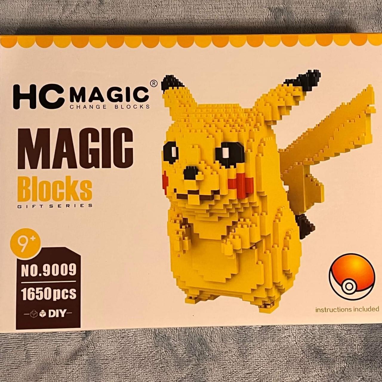 HC MAGIC MODELS BLOCK PIKACHU DIY 1650 PCS Model... - Depop
