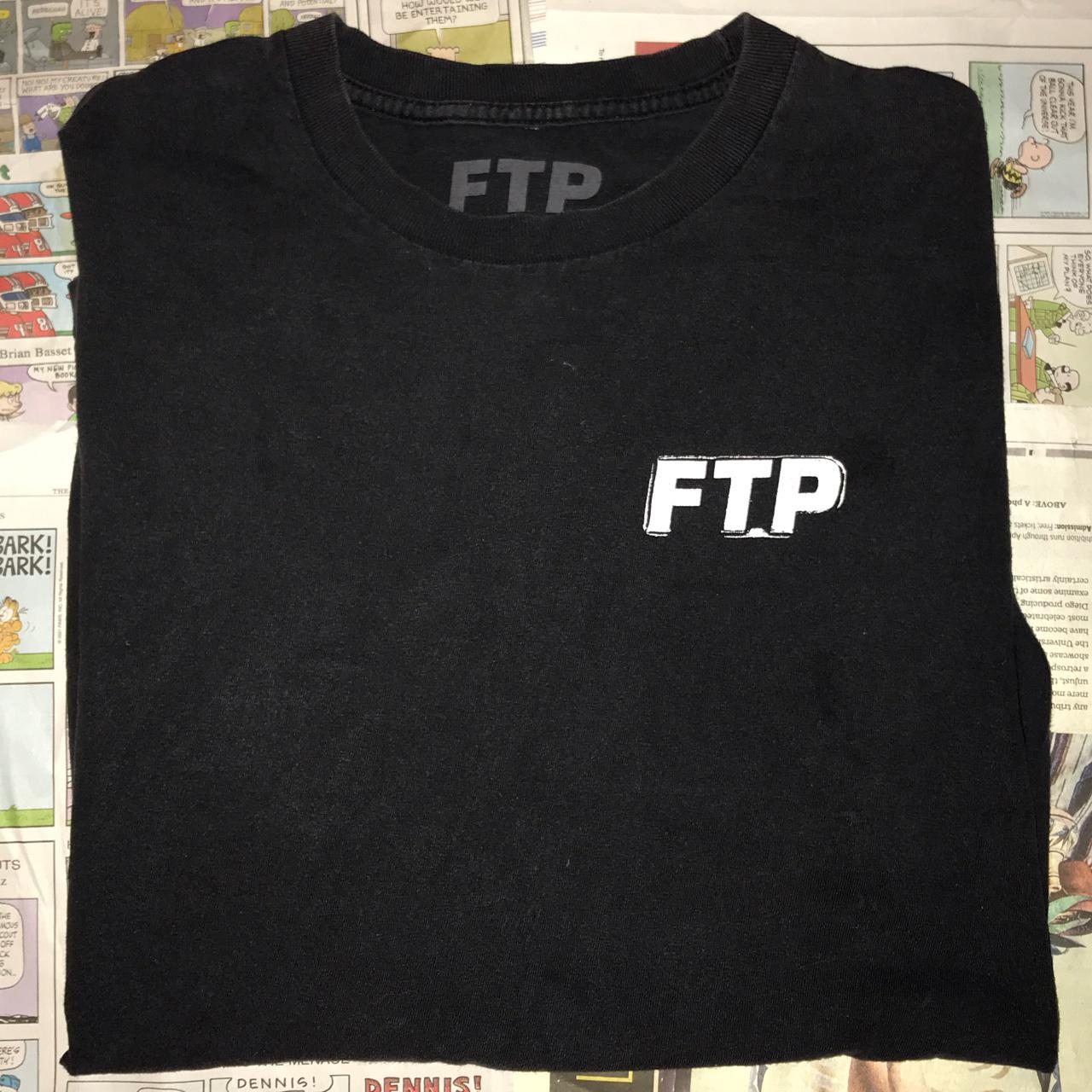 FTP Men's Black T-shirt | Depop