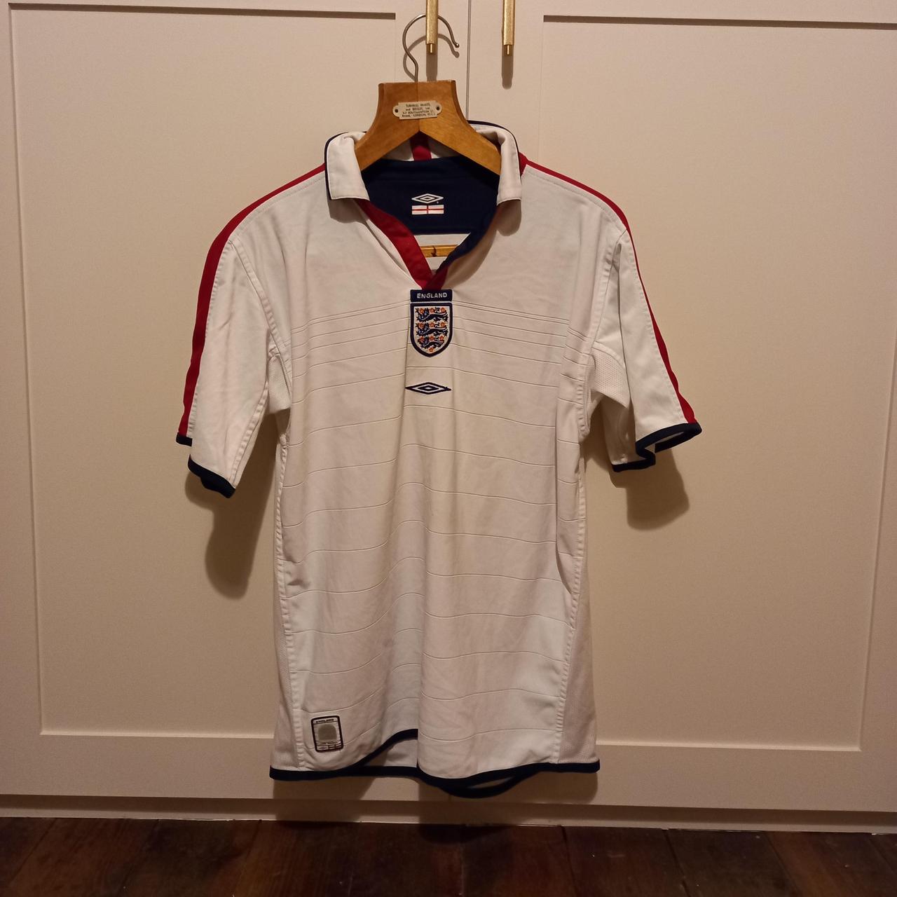 Vintage 2003 England Football Shirt Xs No size so... - Depop
