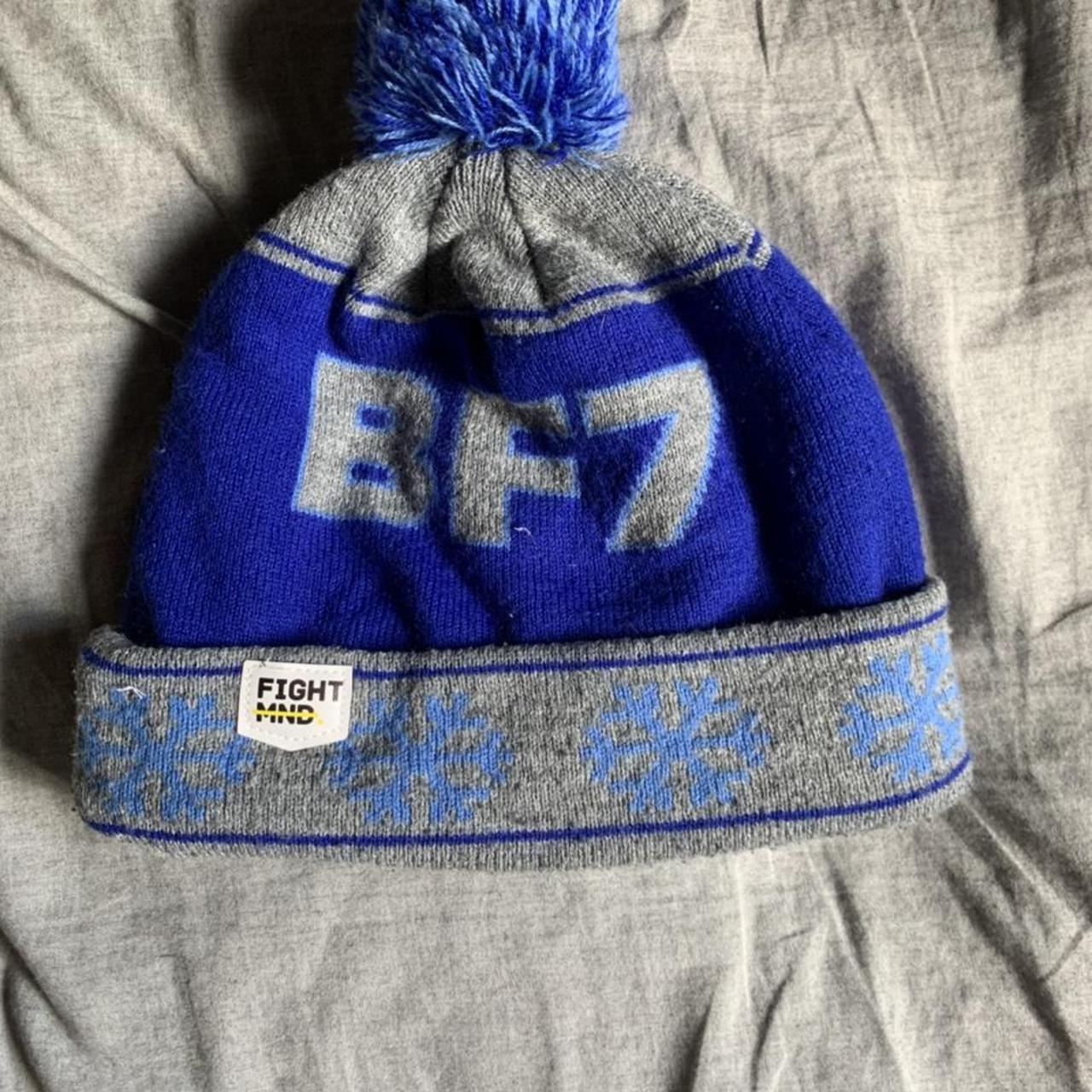 Big freeze 7 beanie Blue grey, super warm and... - Depop