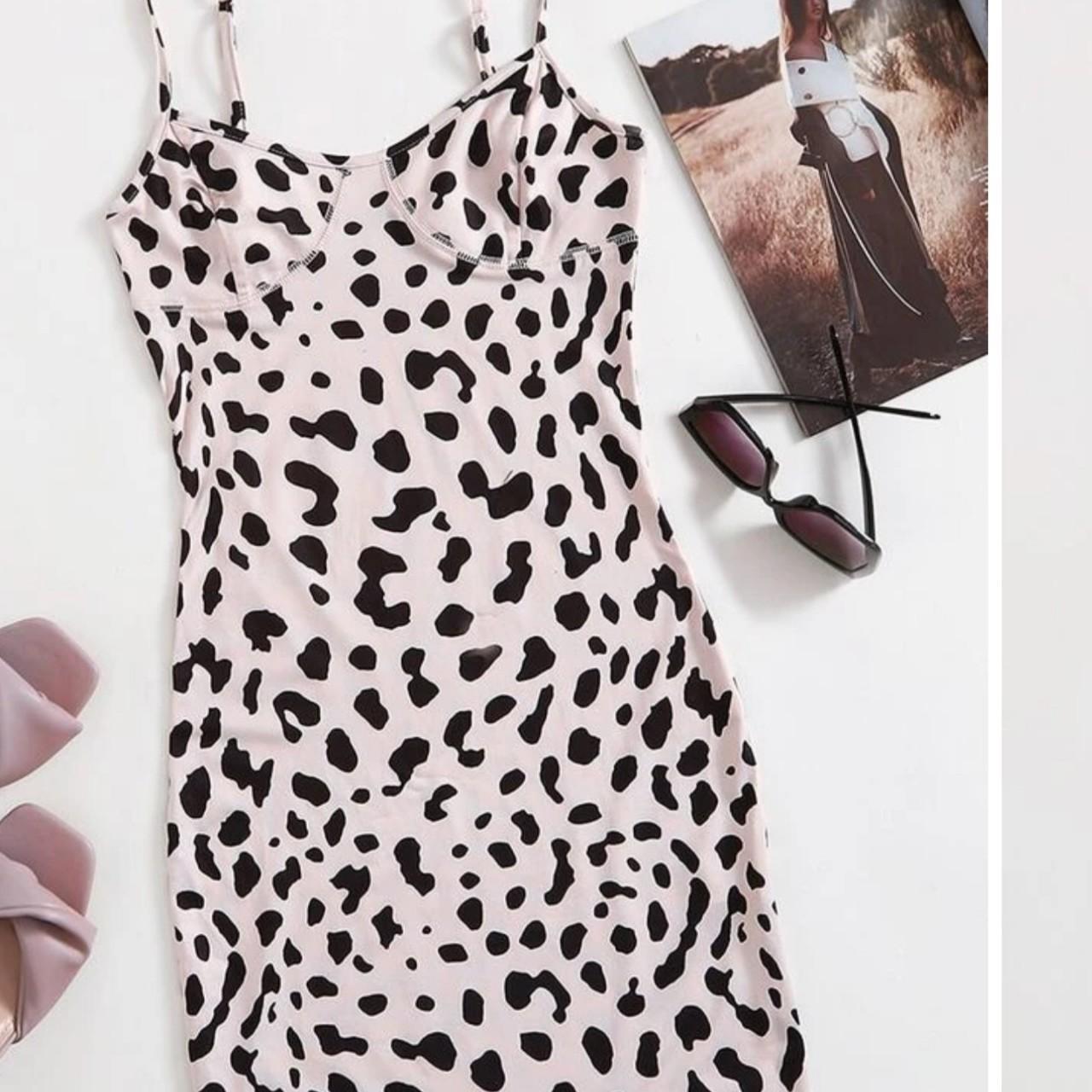 SHEIN Women's Cream Dress | Depop