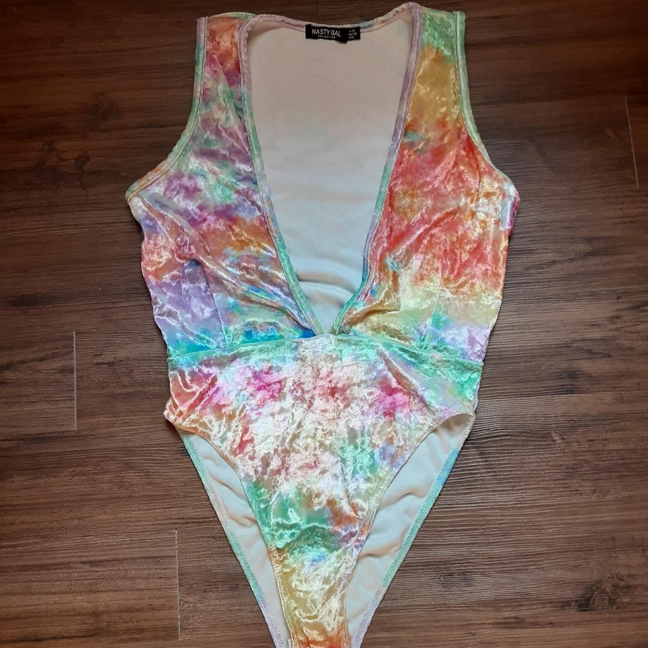 Nasty Gal Womens Multi Bodysuit Depop