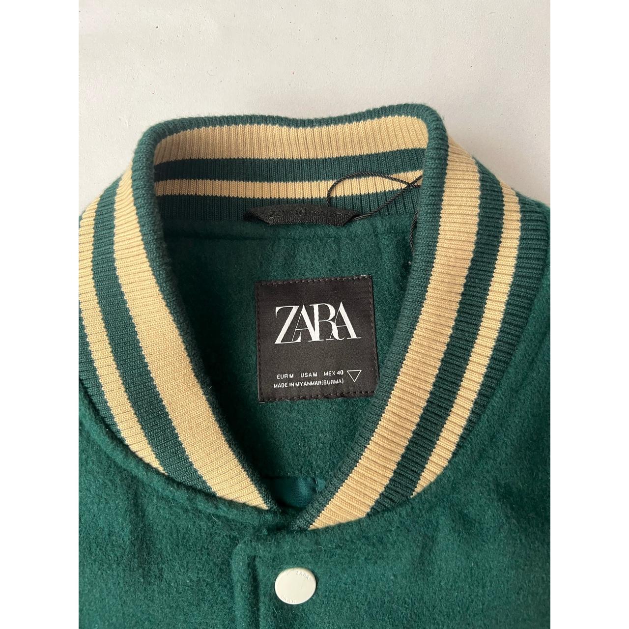 Zara Varsity Jacket Never worn in basically new... - Depop