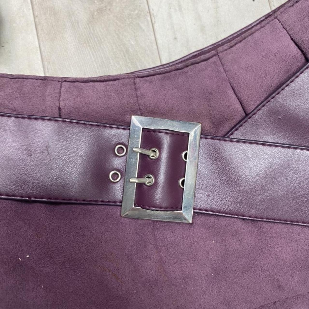 Y2K Dark Purple Shoulder Bag Cute plum purple... | Depop