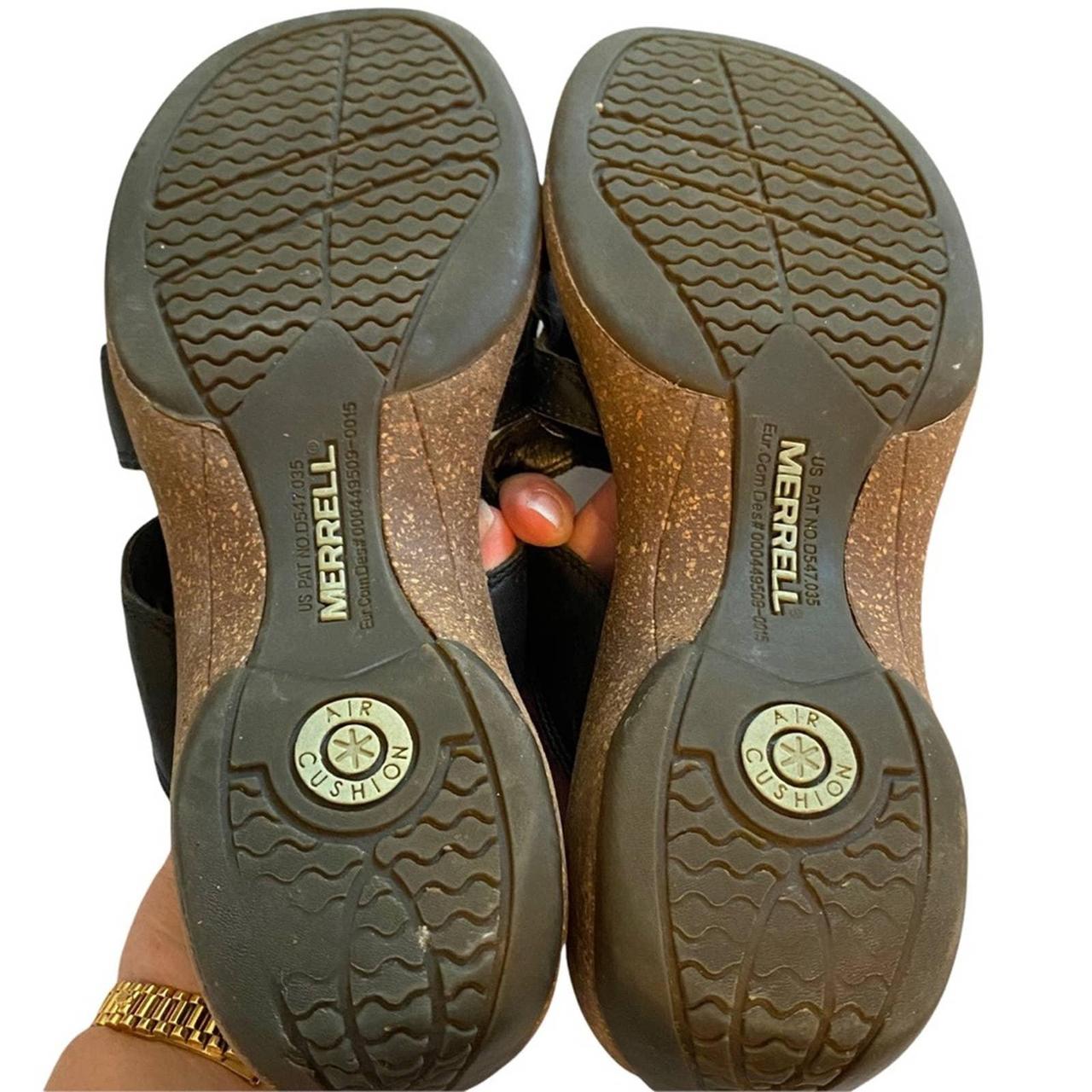 Merrell Sundial Black Thong Sandal Midnight Cross... - Depop