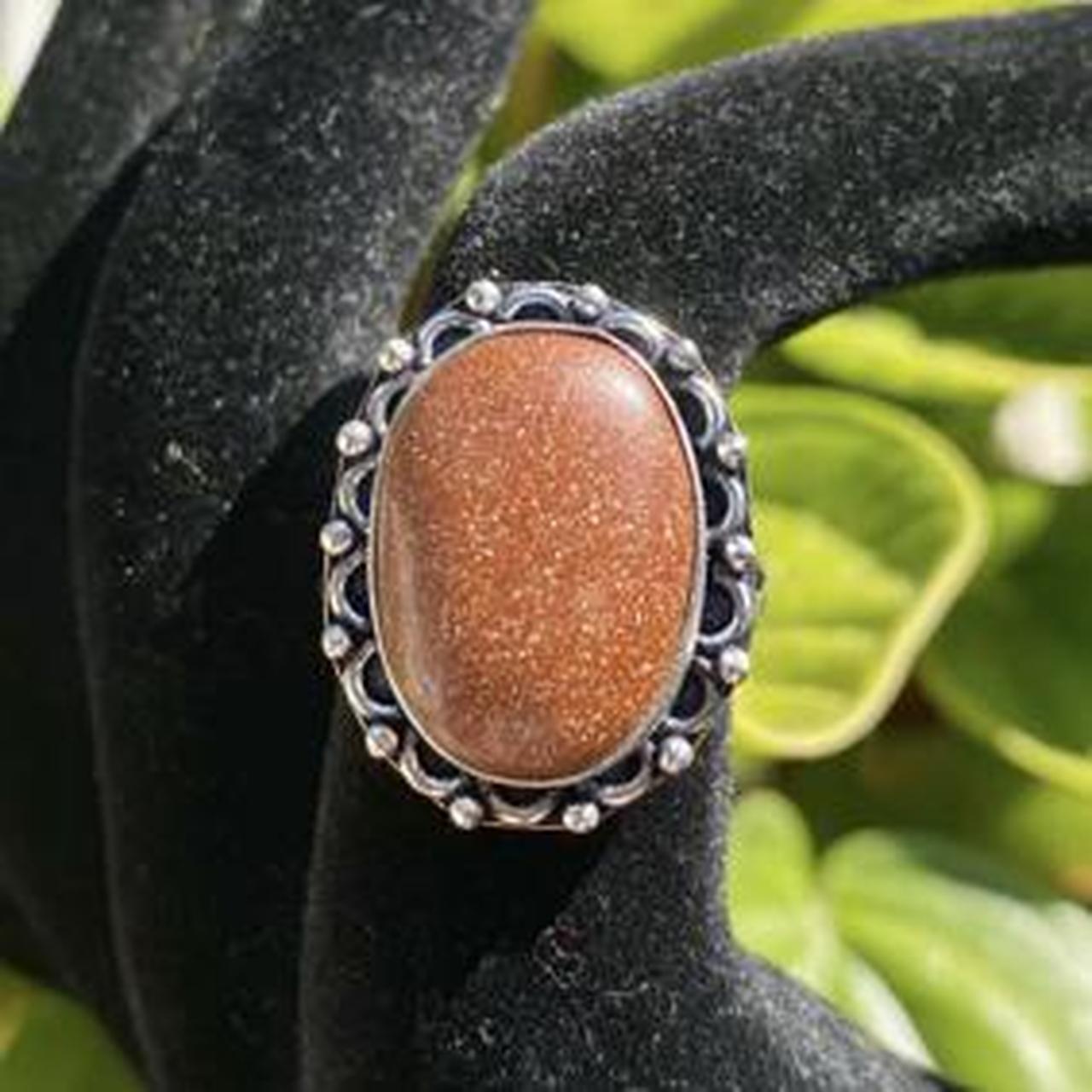 Stunning one of a kind Goldstone Crystal... - Depop