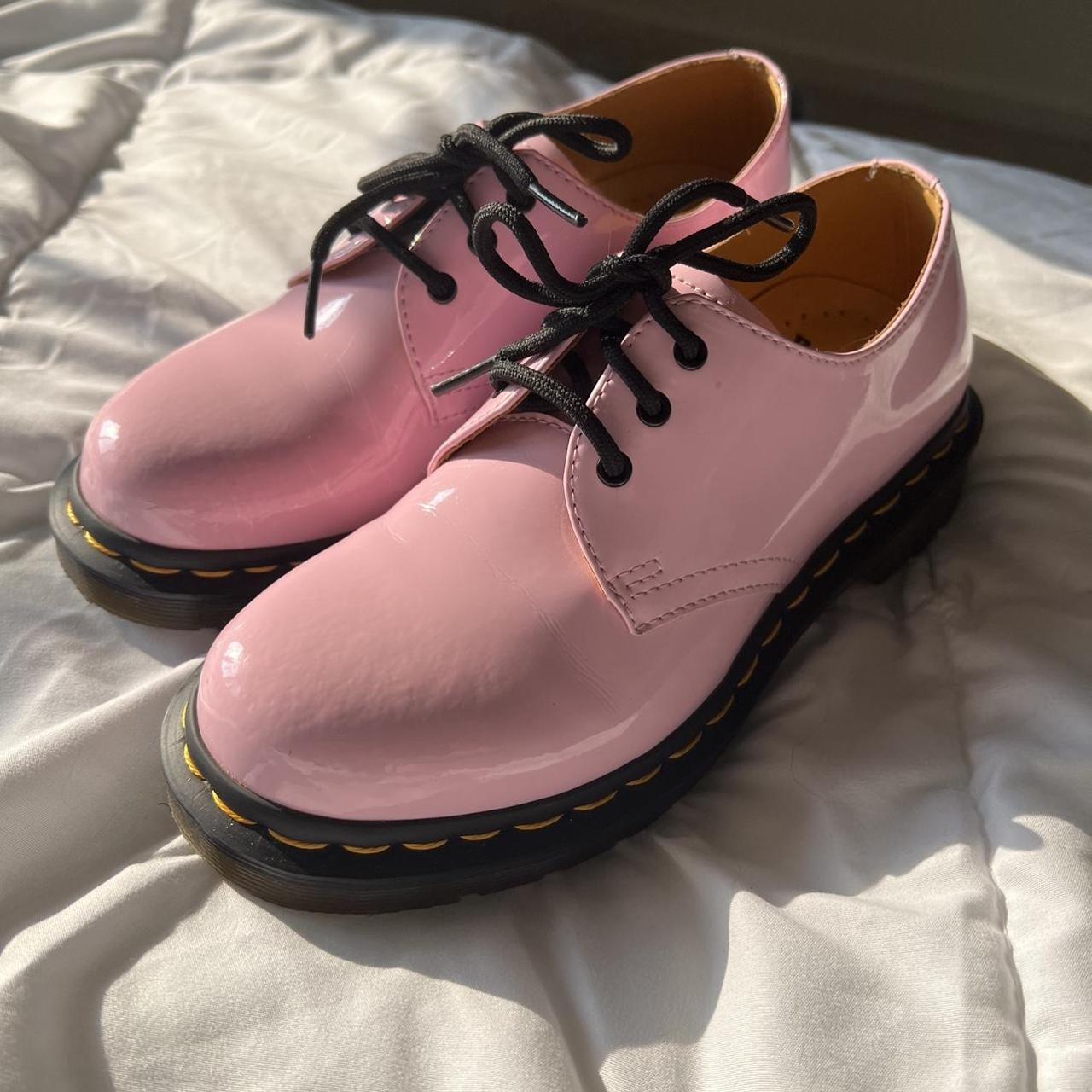 Women size 6 🎀PINK🎀 DOC MARTENS 1461‼️worn once but... - Depop