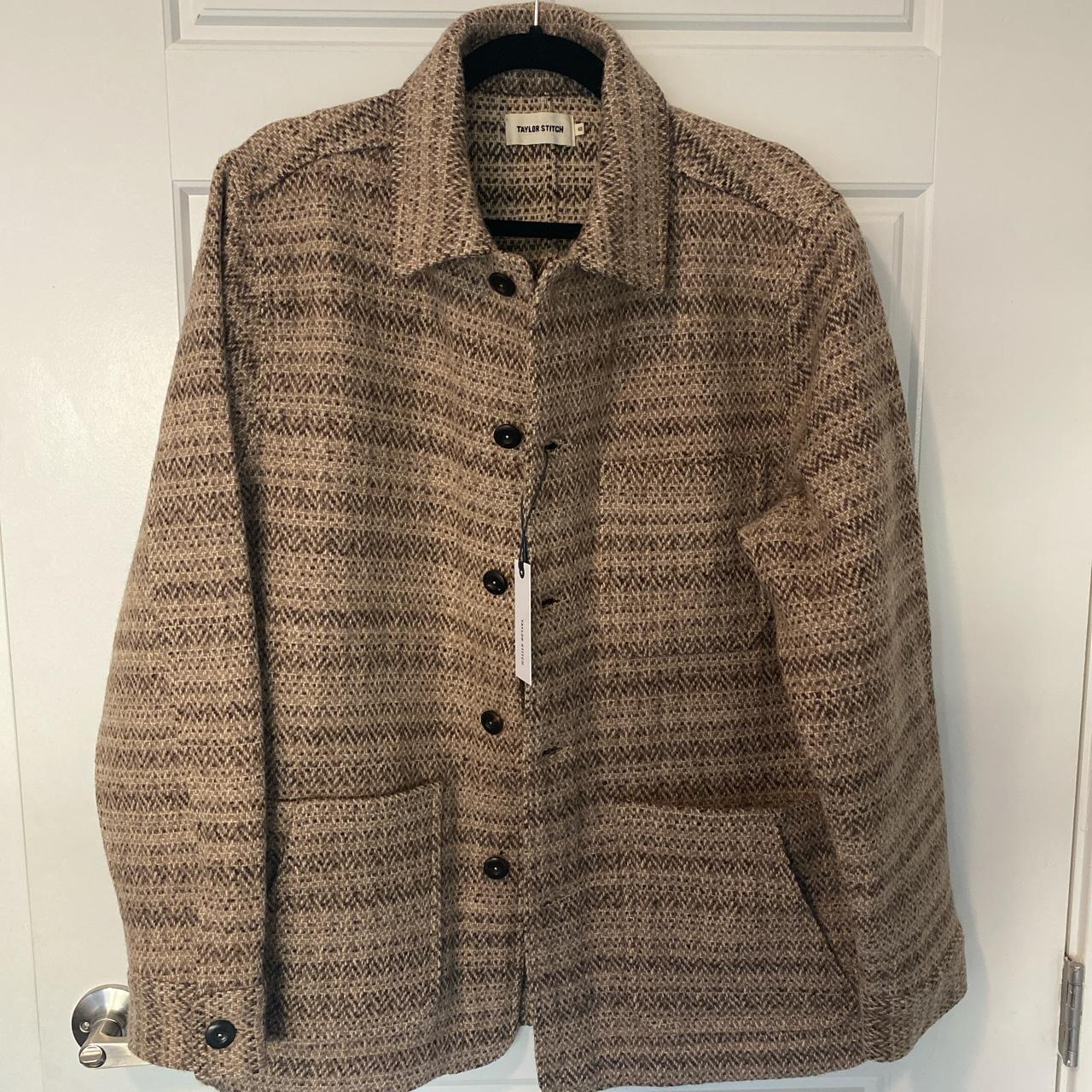 Taylor Stitch heavy 70% wool shacket/jacket. Double... - Depop