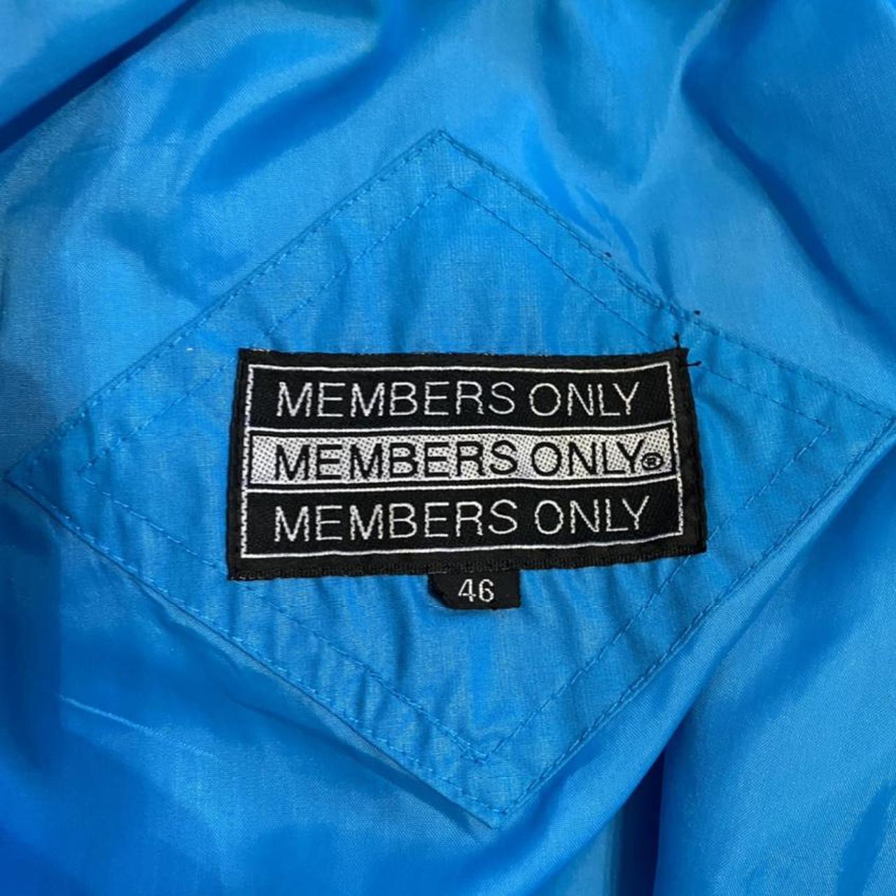 Dope blue Members Only bomber jacket! good asf for... - Depop