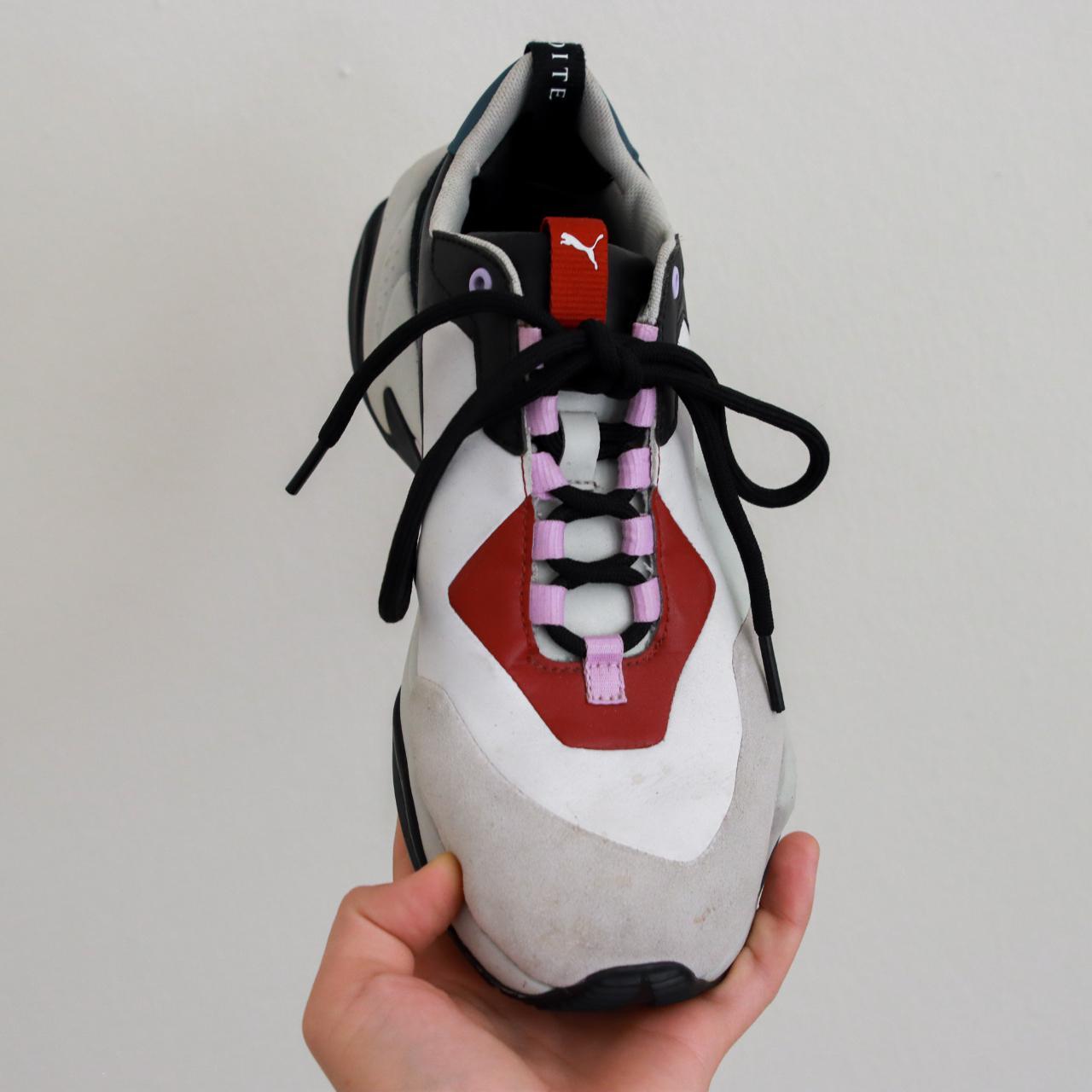 Unique Puma white, burgundy, light pink or lavender... - Depop