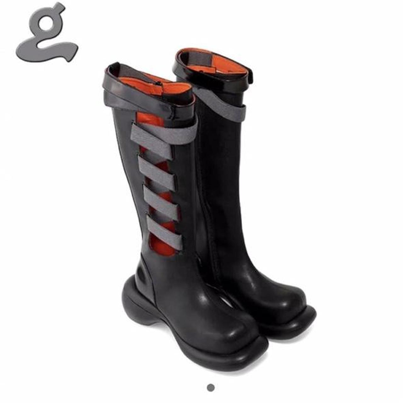 Chinese designer Grape shoes 2020AW leather boots... - Depop