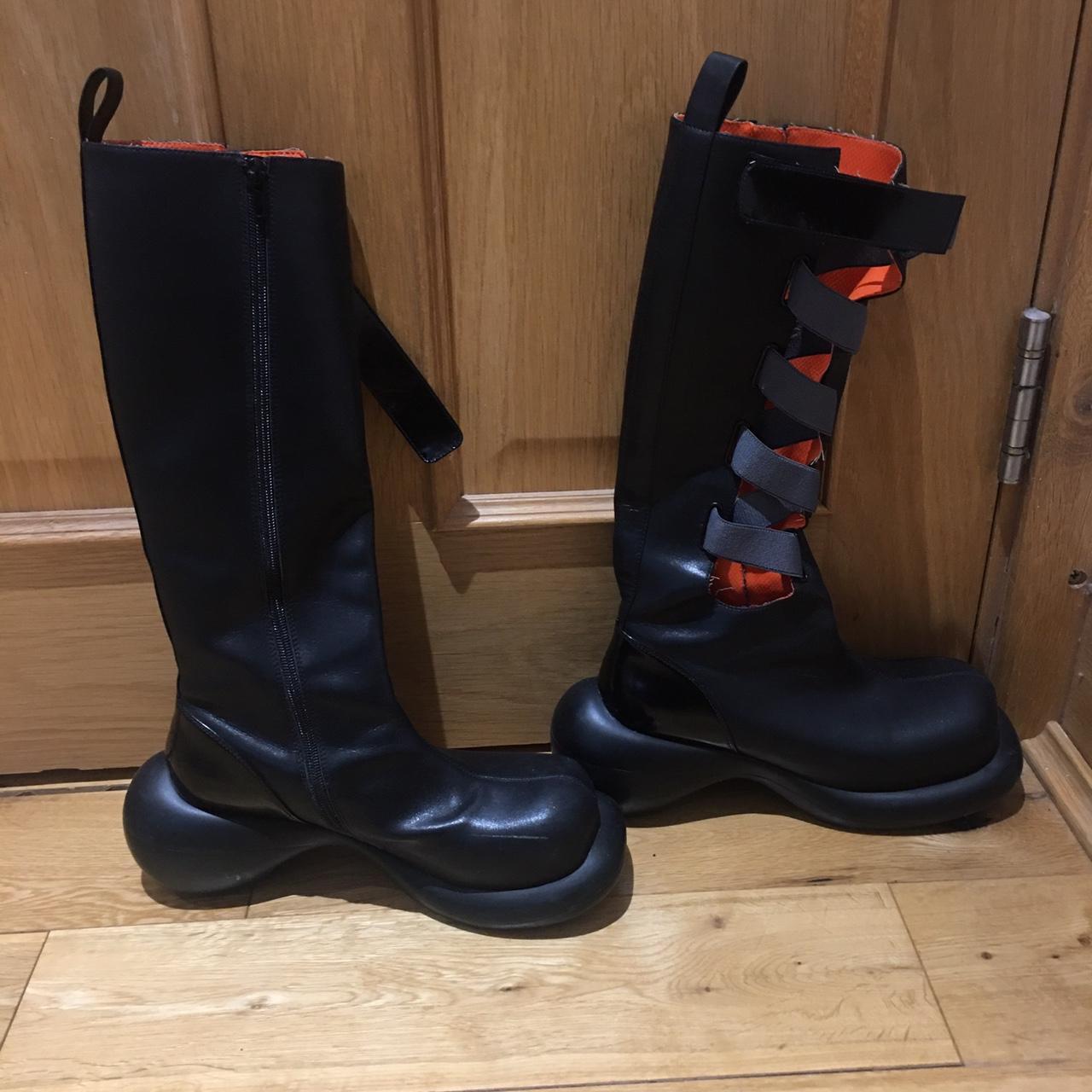 Chinese designer Grape shoes 2020AW leather boots... - Depop