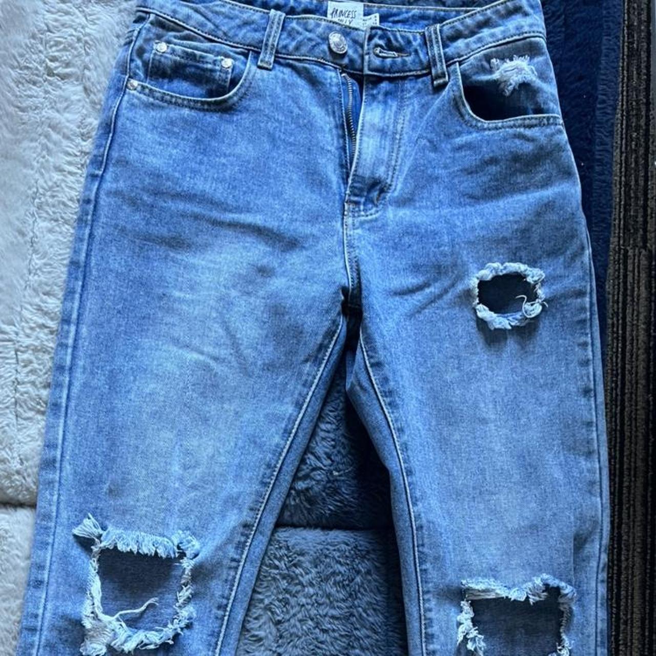 Princess Polly Women's Blue Jeans | Depop