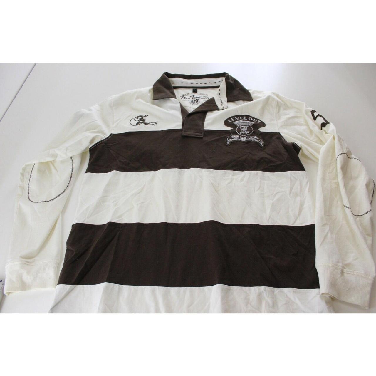 Tom Thompson Long Sleeve Embroidered Rugby POLO... - Depop