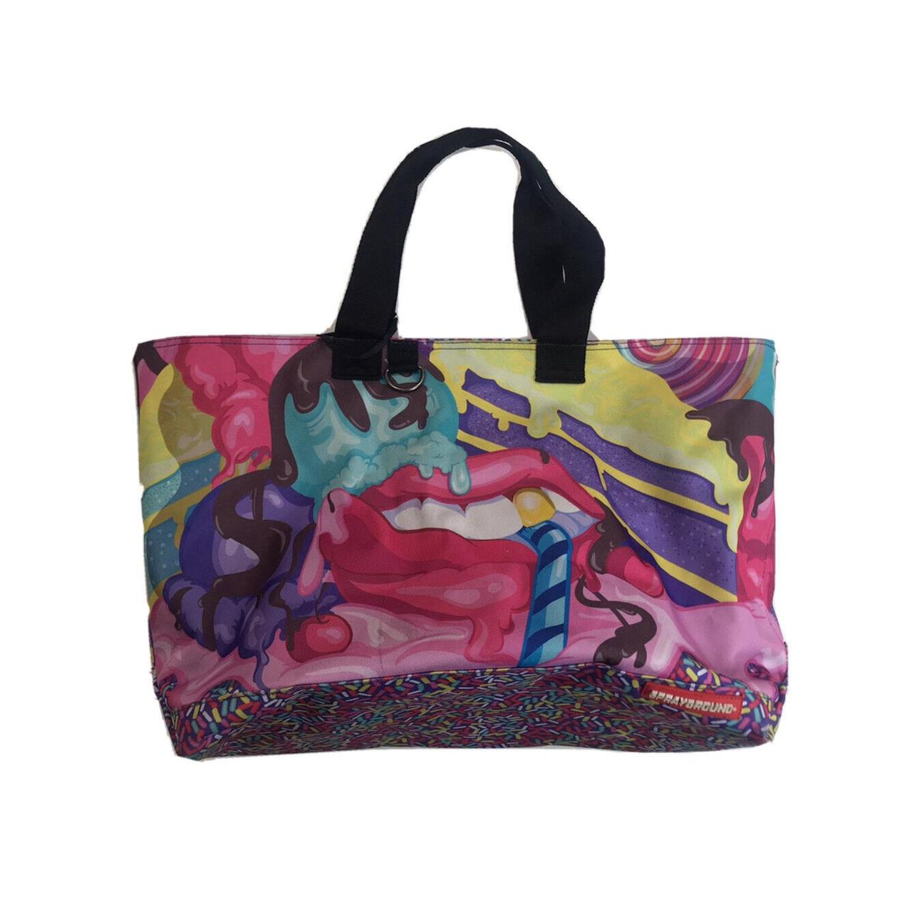 Sprayground 100%authentic Duffle Bag Multicolor Ice... - Depop