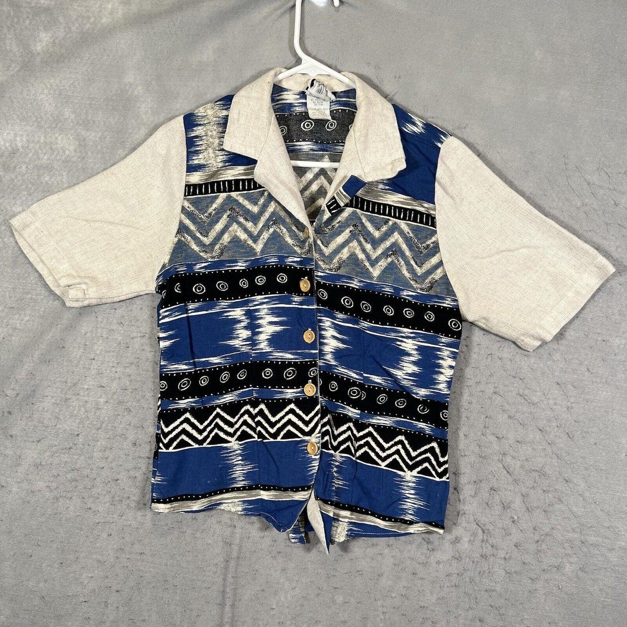 A1 VINTAGE CALICHE COLLECTION SHORT SLEEVE BUTTON... - Depop