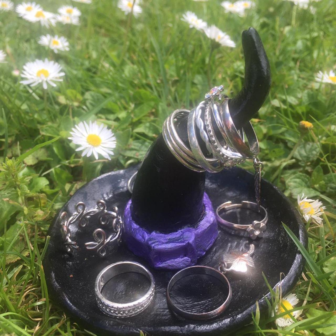Beautiful handmade witches hat ring holder, which... - Depop