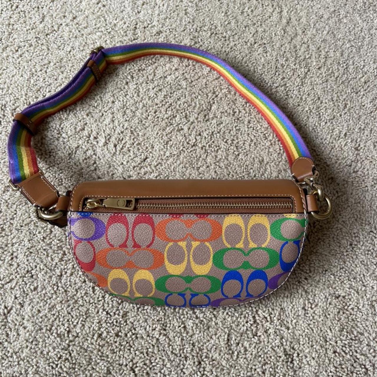 Chic and fun Coach Pride belt bag. Brand new... - Depop
