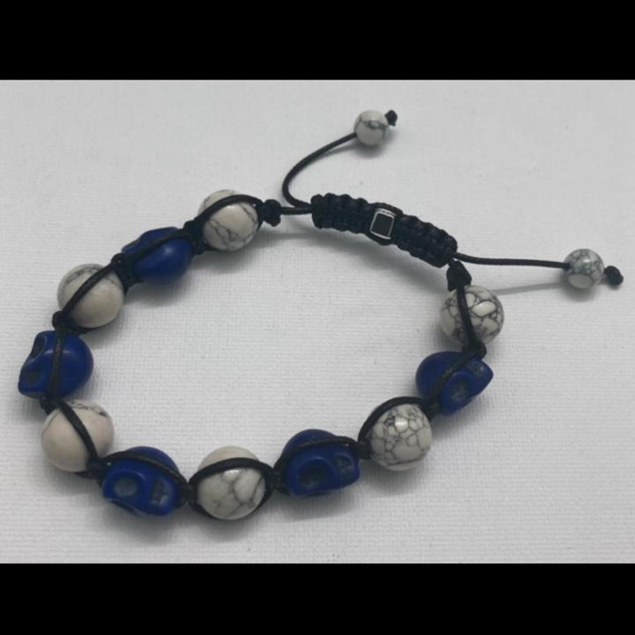 Skulls bracelet #emo #scene #alt #goth - Depop