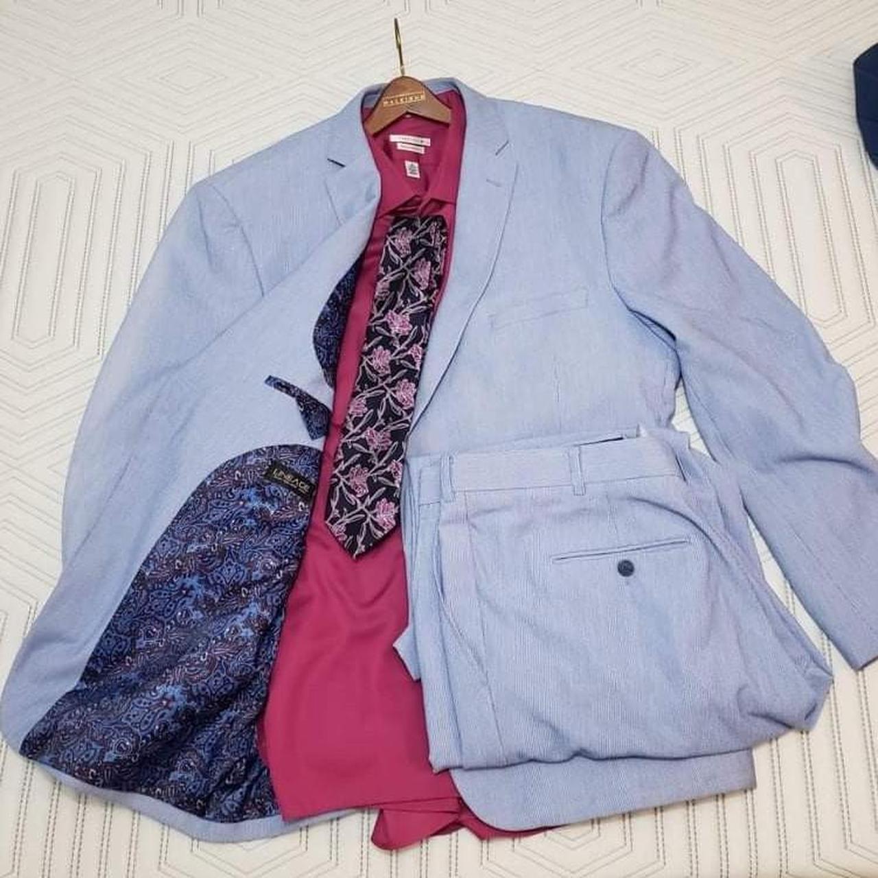 2 piece suit with 2 shirt options Lineage jacket and... - Depop