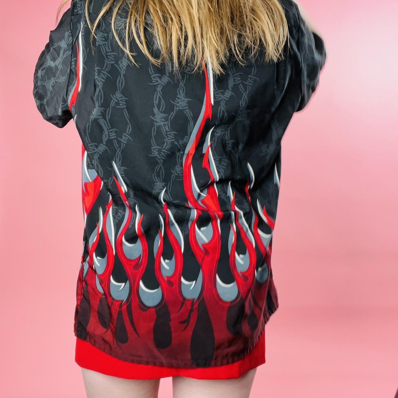 Flame & Barb-wire top 🔥 Brand: Extreme Gear Marked... - Depop