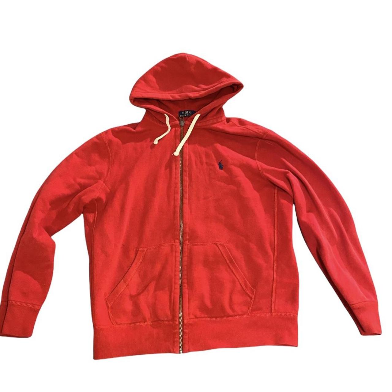 Ralph Lauren tracksuit top/jacket💪🏼 Red colour way... - Depop