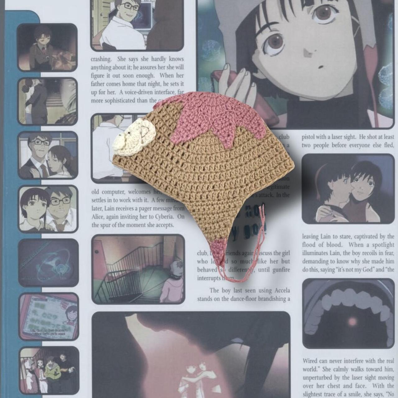 serial experiments lain beanie version 2 ☆... | Depop