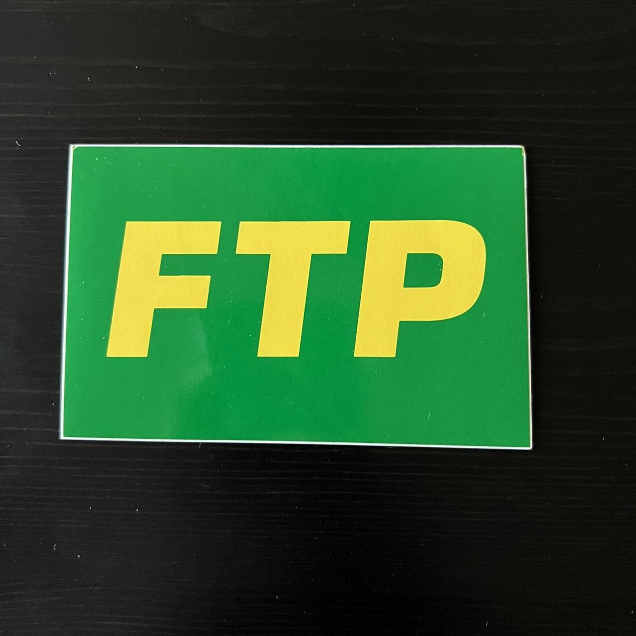 FTP Green and Yellow Logo Sticker Lots of other... - Depop