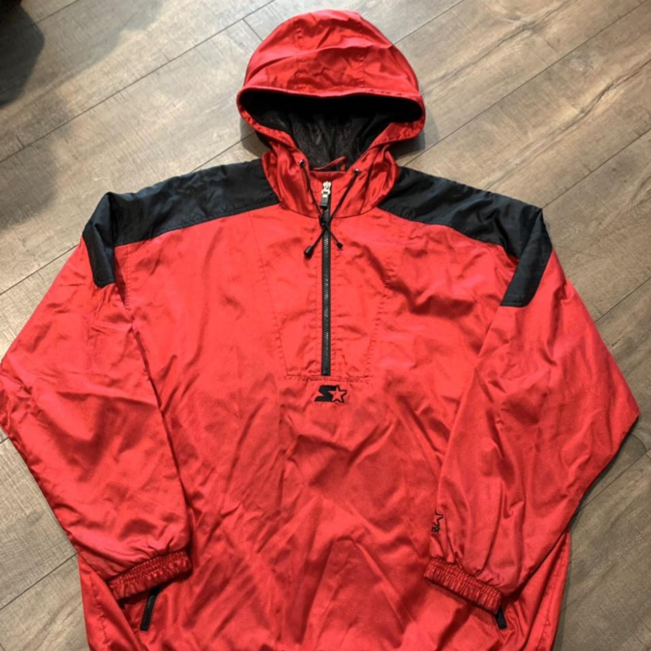 Vintage Starter WindBreaker Jacket Half Zip!... - Depop