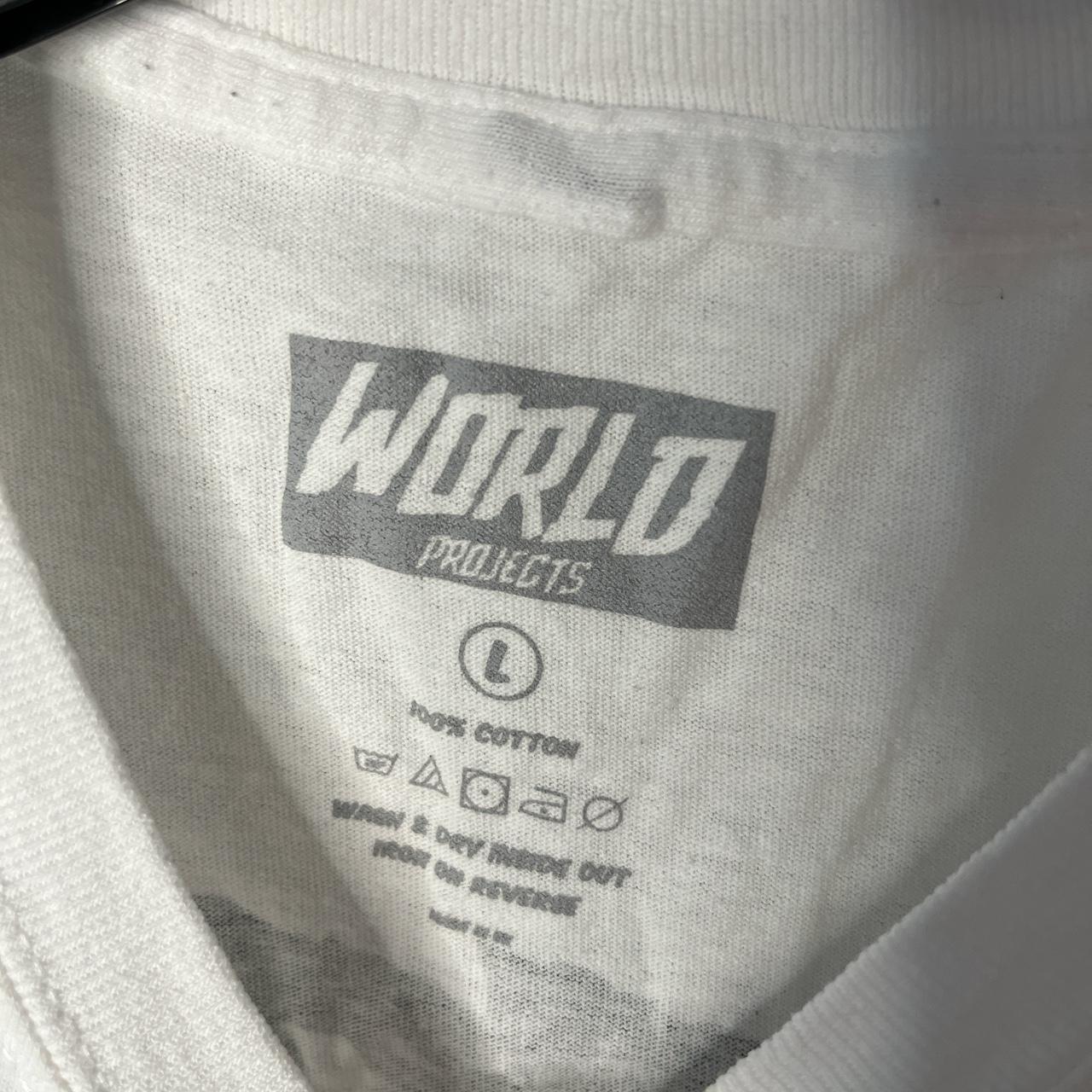 World projects tee Labelled size: large as... - Depop