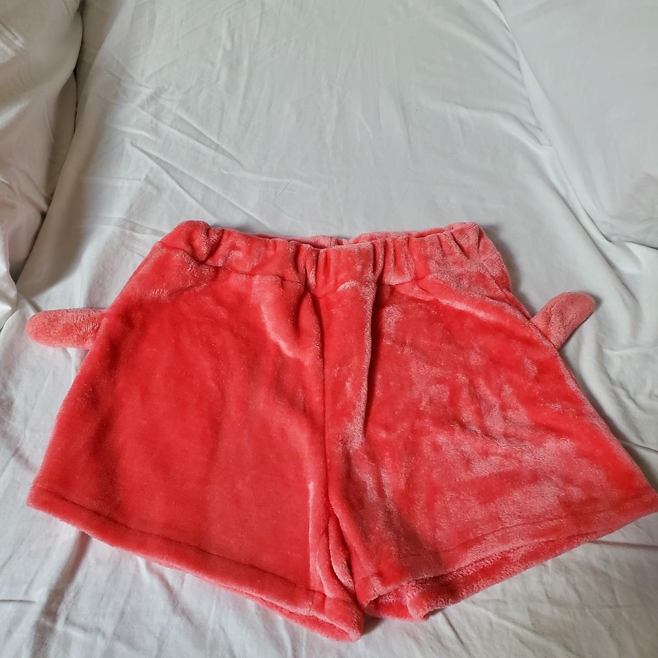 Cute cat shorts with "meow" on the booty - Depop