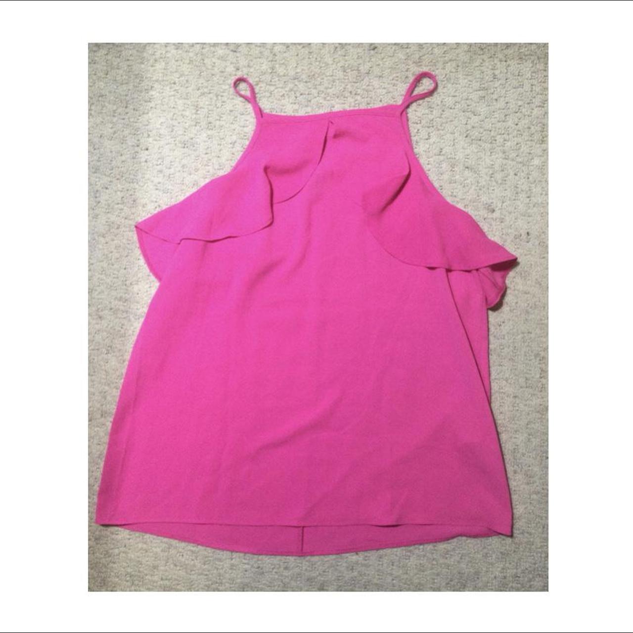 Next bright pink flowy top 12 years Never worn -... - Depop