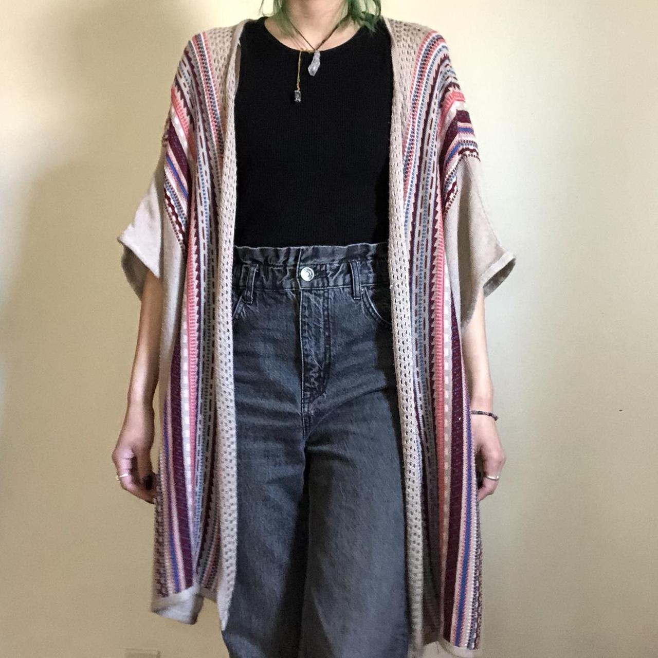 Women’s medium lightweight long cardigan 100%... - Depop