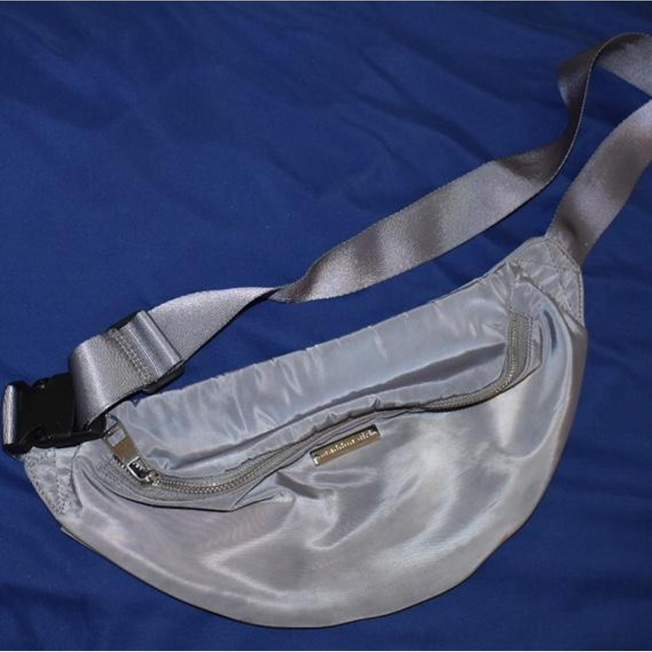 Madden girl gray nylon/ polyester gray fanny pack/... - Depop