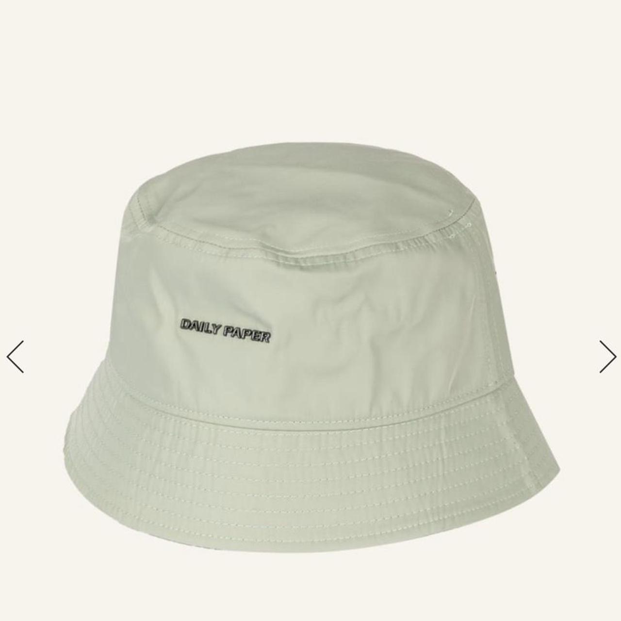 DAILY PAPER LIGHT GREEN BUCKET HAT worn once - Depop