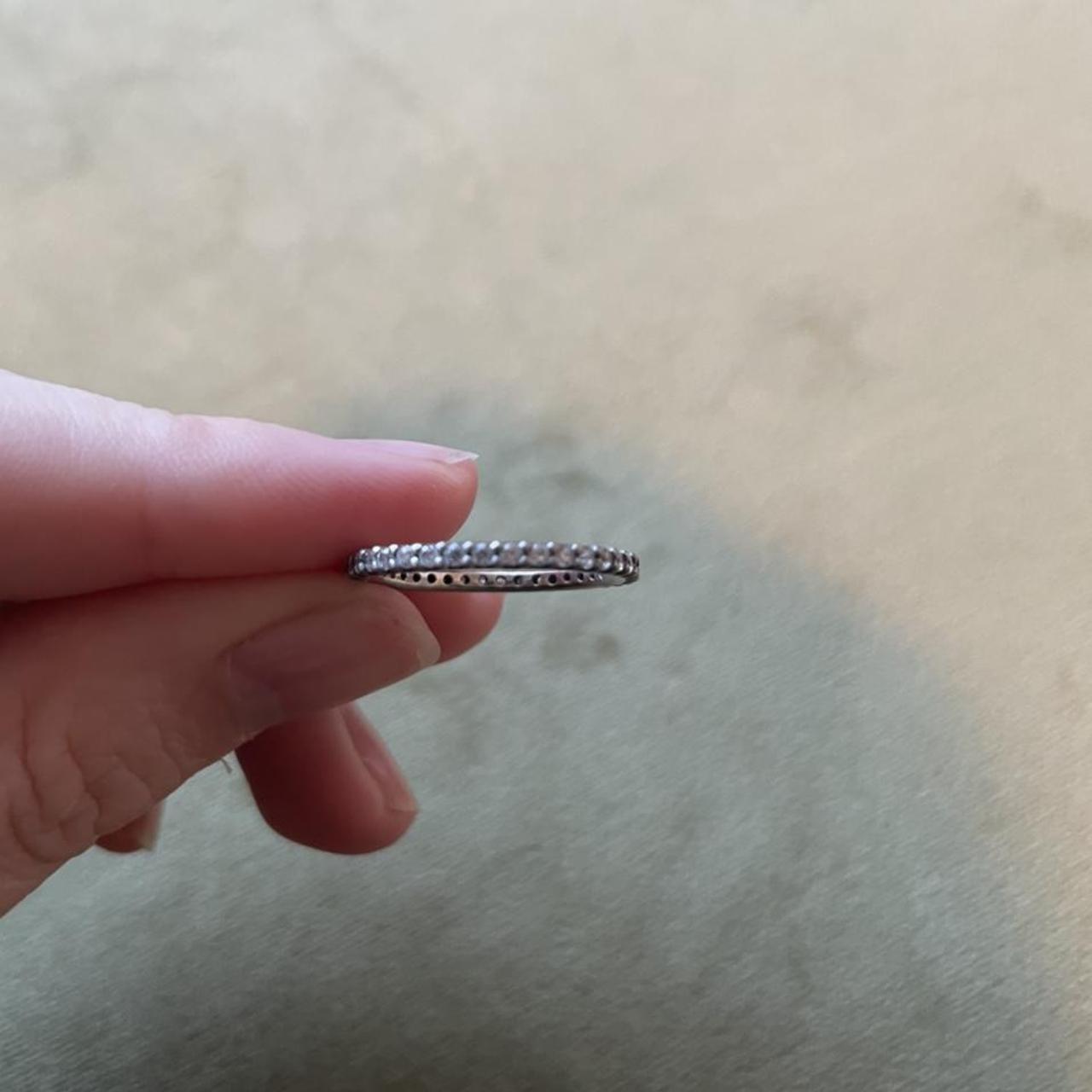 PANDORA Silver ring Small size - Depop