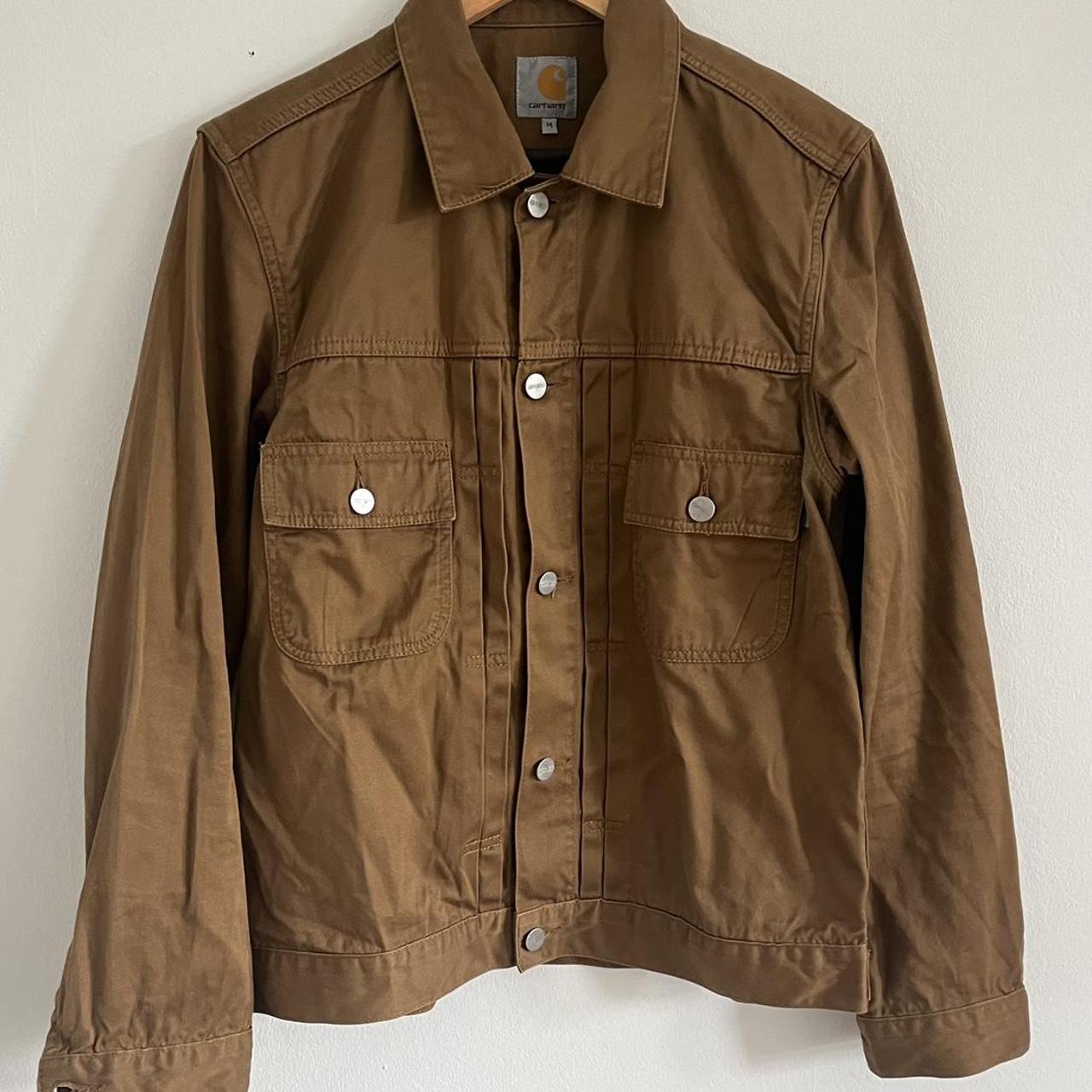 Mens Coffee/Tan CARHARTT Trucker/Work... - Depop