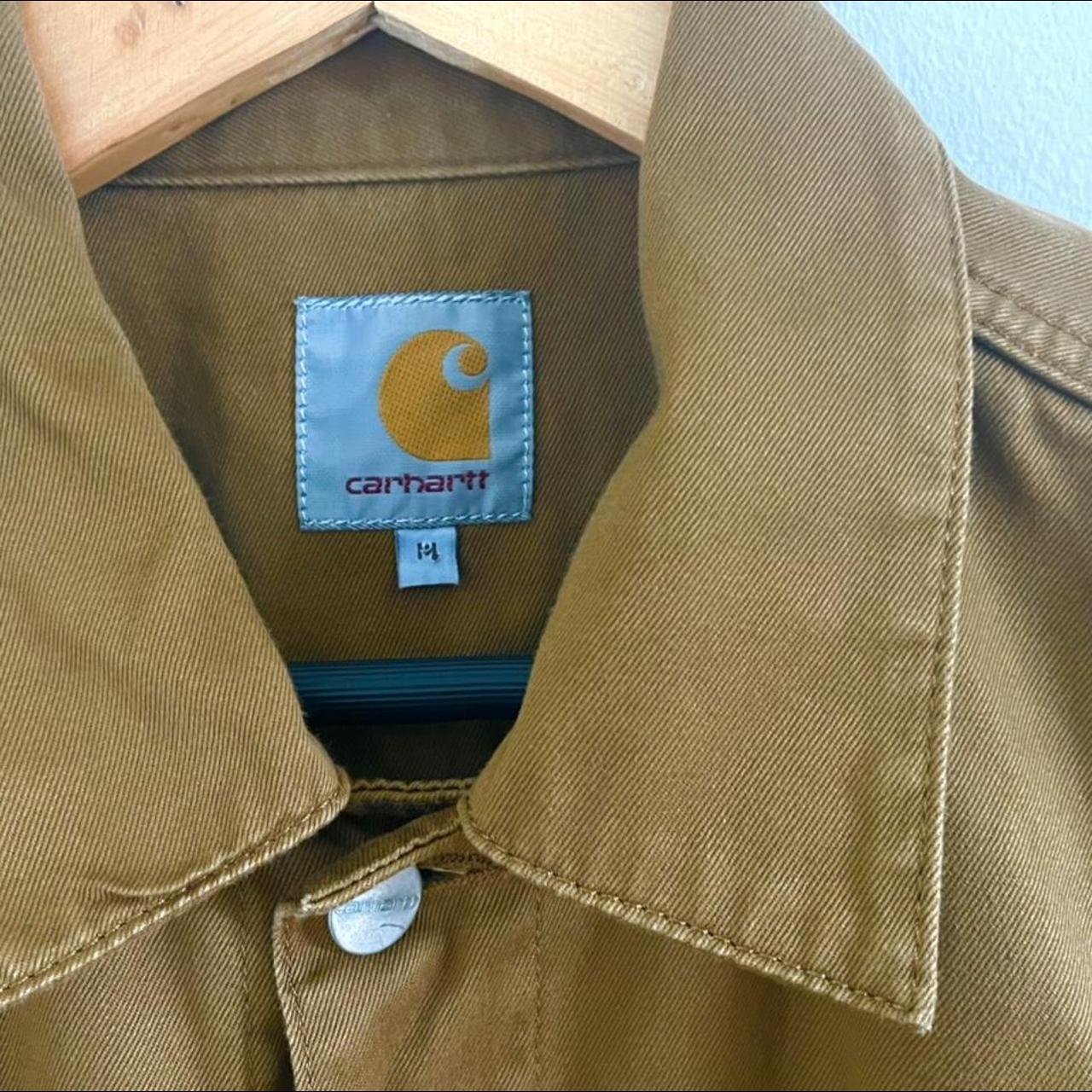 Mens Coffee/Tan CARHARTT Trucker/Work... - Depop