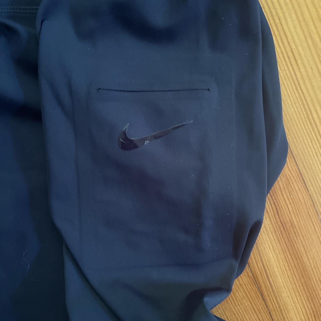 Large Navy Blue Dri-Fit Workout Pants | Depop