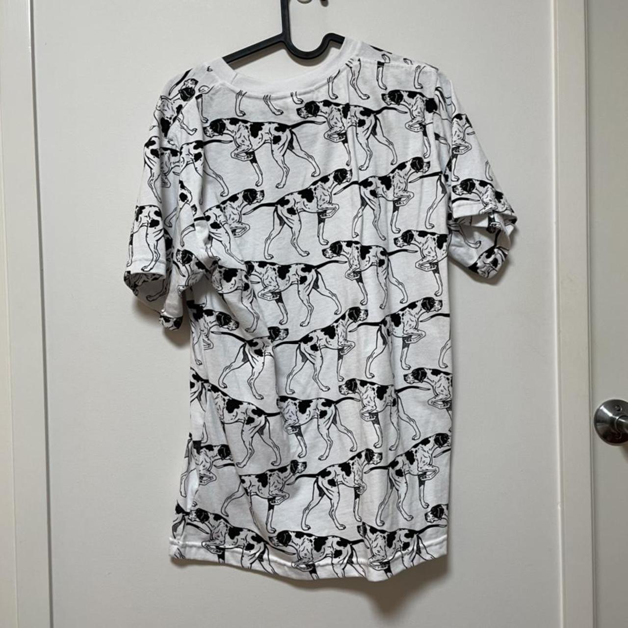 T-shirt with Great Dane dog print - M. Like new, dm... - Depop