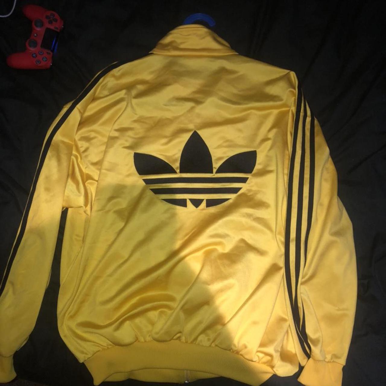 Adidas originals track jacket good condition worn... - Depop