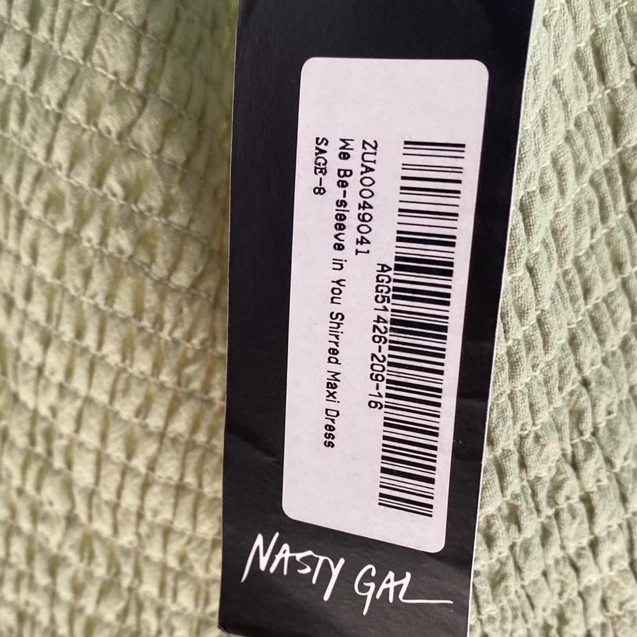 🌿💚nasty Gal Sage Green Cotton Dress💚🌿 Brand New With Depop