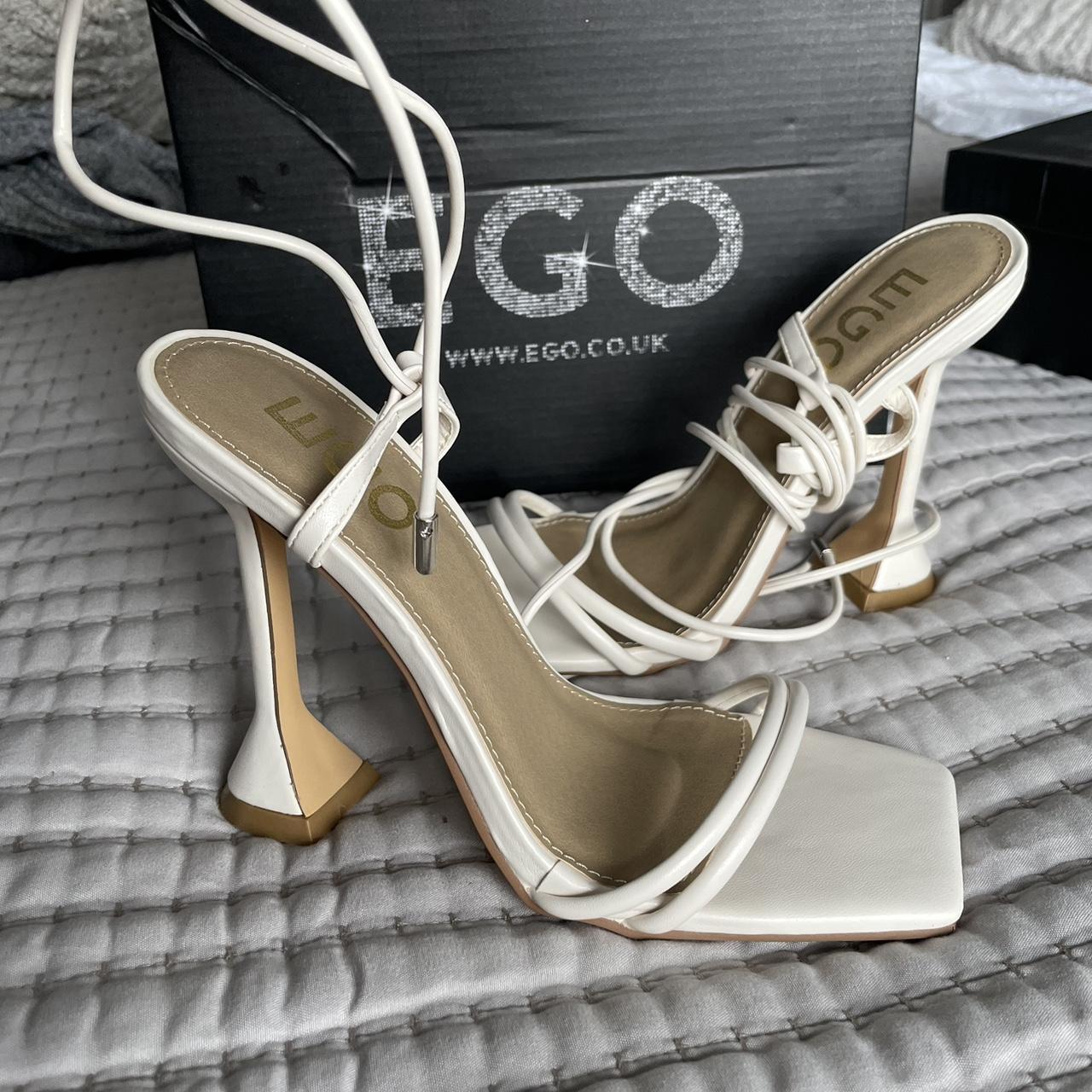 EGO Women's Cream Sandals | Depop