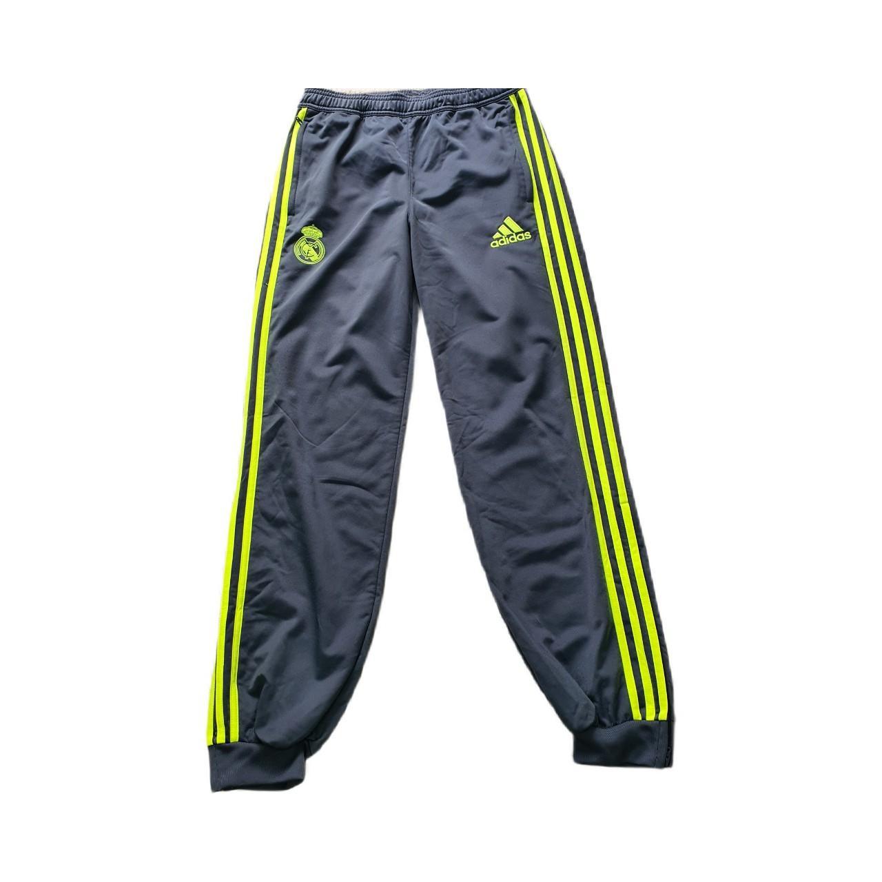 Adidas Men's Yellow and Grey Joggers-tracksuits | Depop