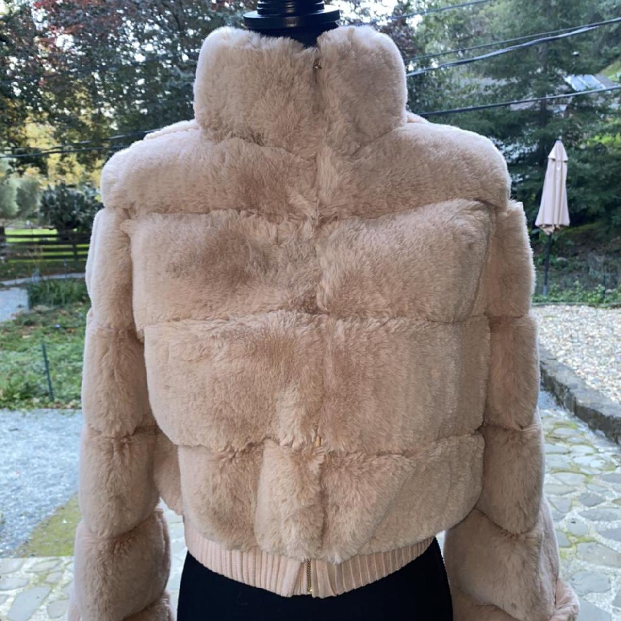 Soft pink snow bunny jacket made with the very best... - Depop