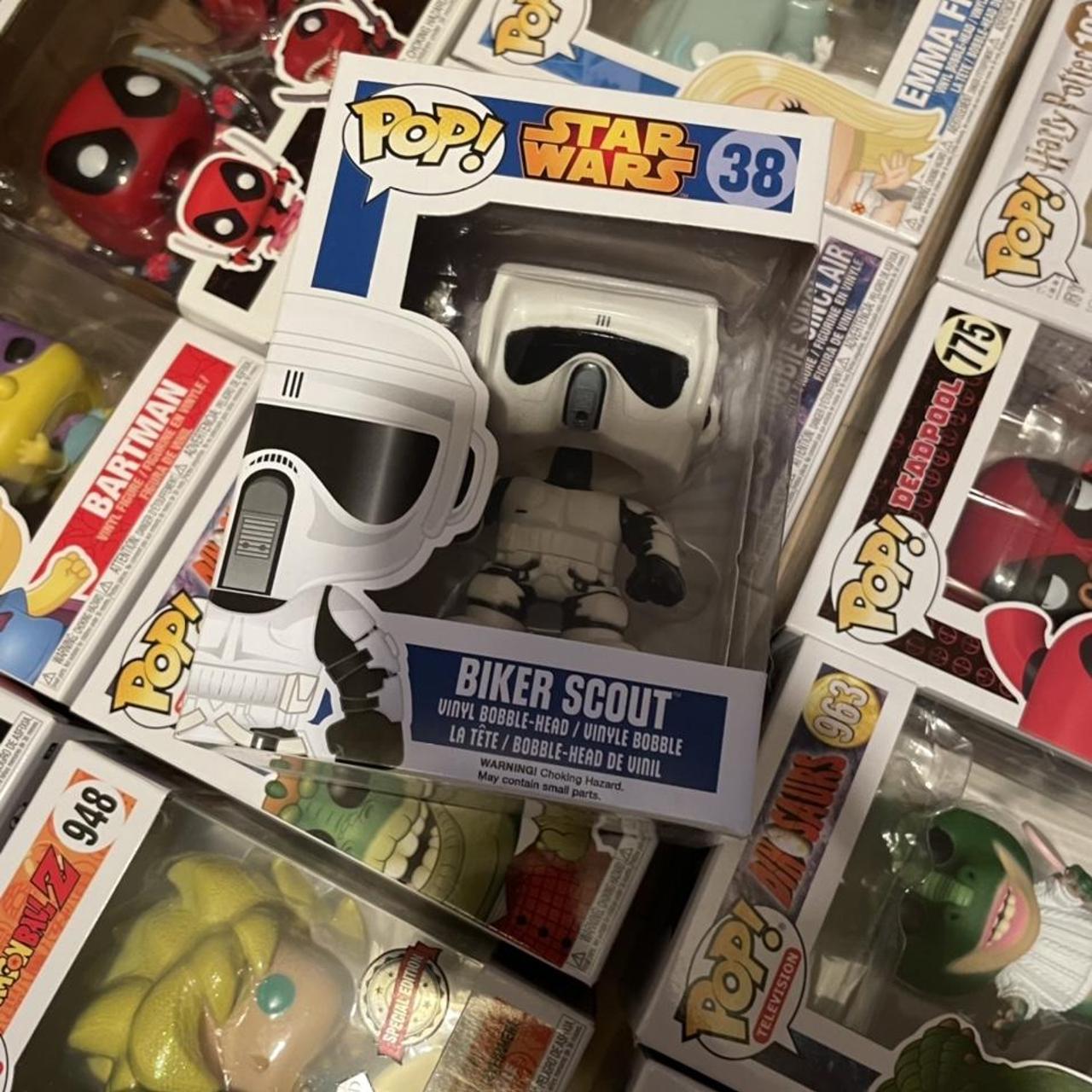 Funko pop biker scout store