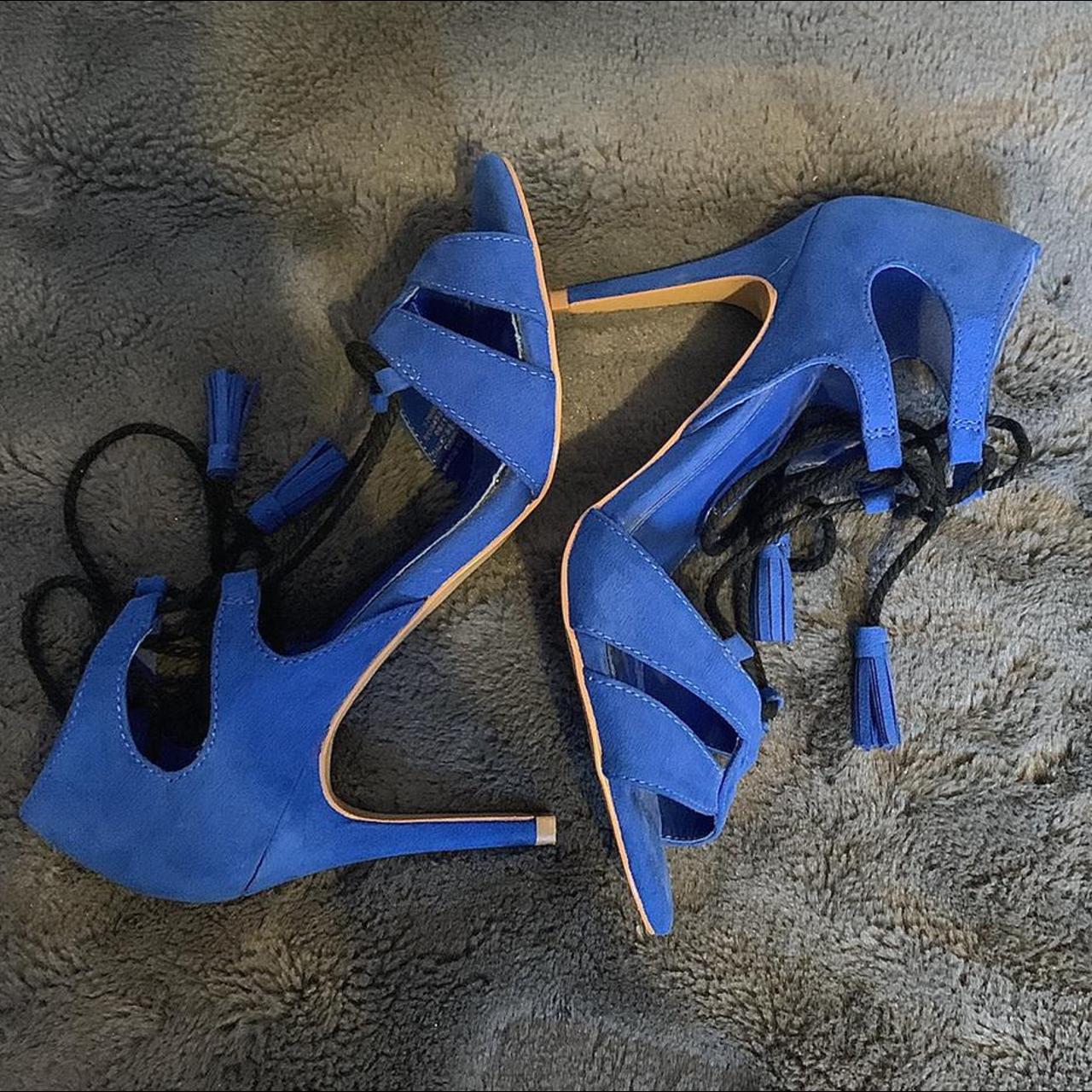 Next Women's Navy and Blue Courts | Depop