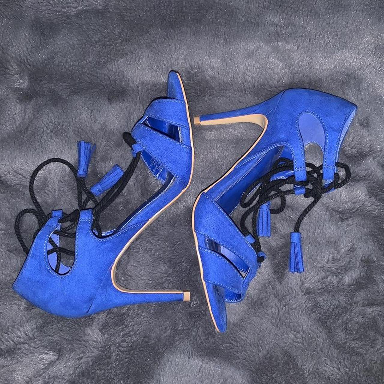 Next Women's Navy and Blue Courts | Depop