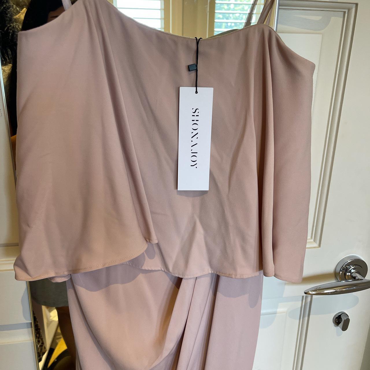 Shona joy strapless frill maxi Color - ballet RRP... - Depop